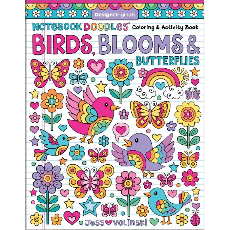 Wellspring Coloring Book- Birds & Blooms – Jojo Mommy