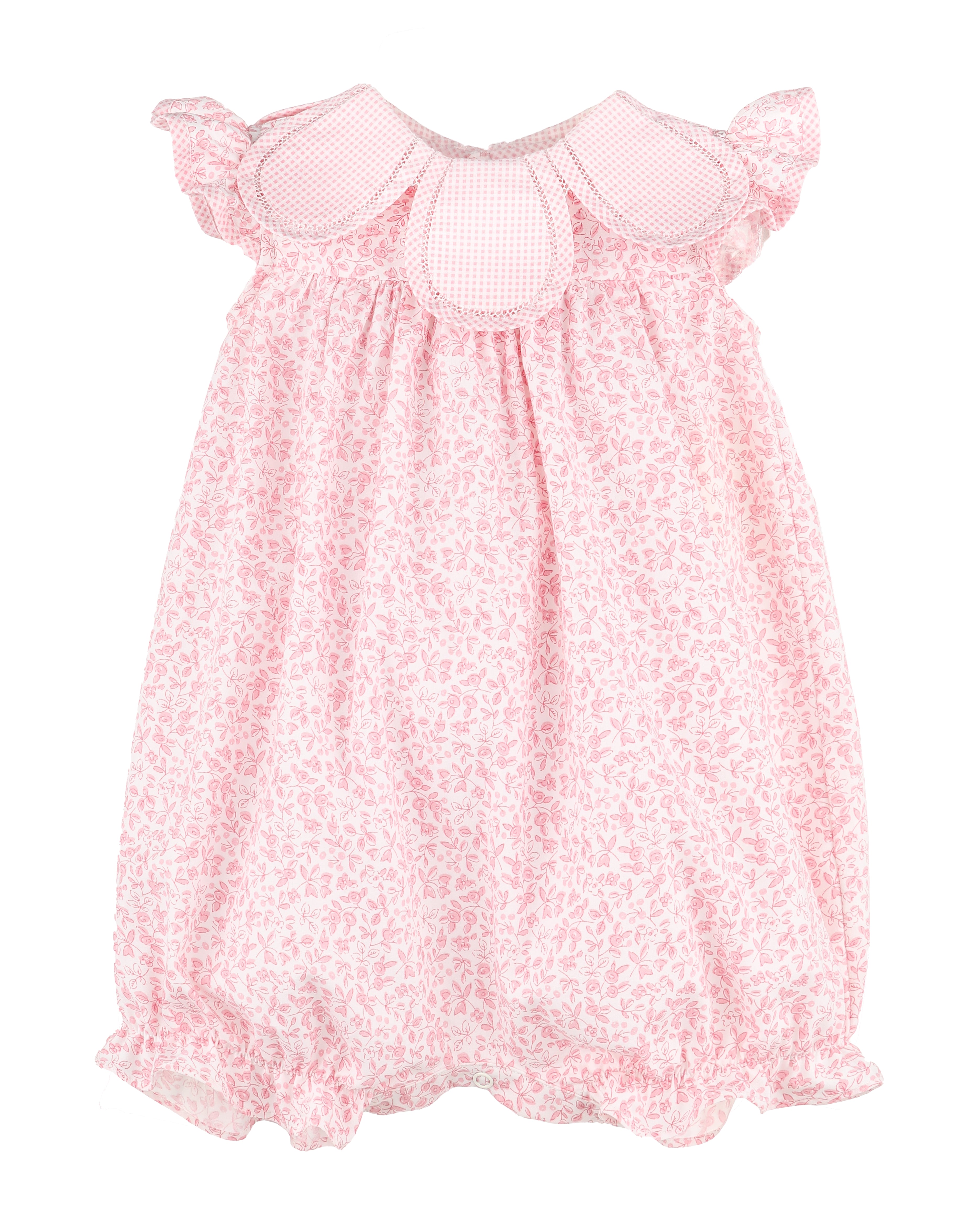 Sophie and Lucas Pink Blooms Petal Playsuit – Jojo Mommy