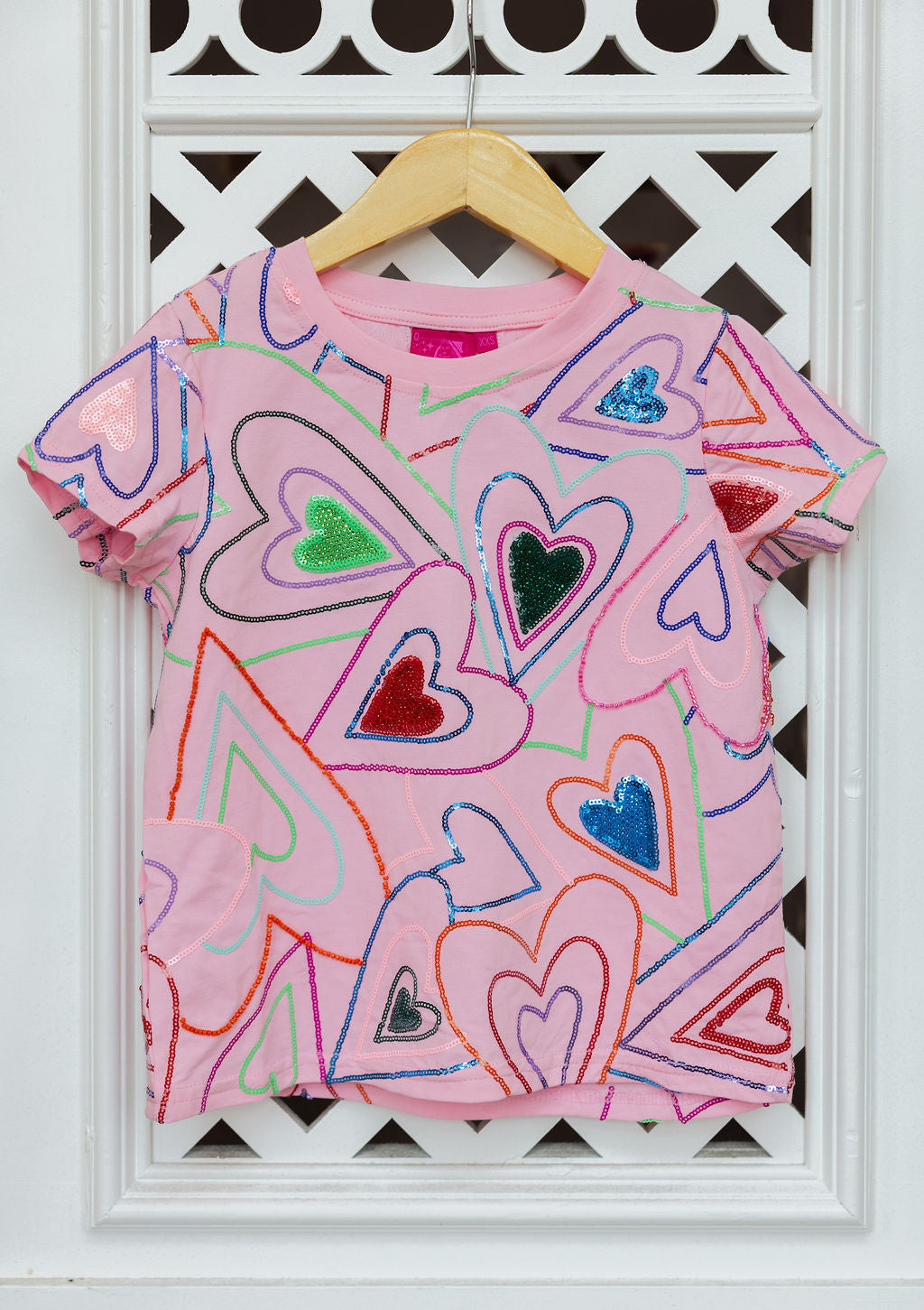 Queen of Sparkles Kids Groovy Heart Tee – Jojo Mommy