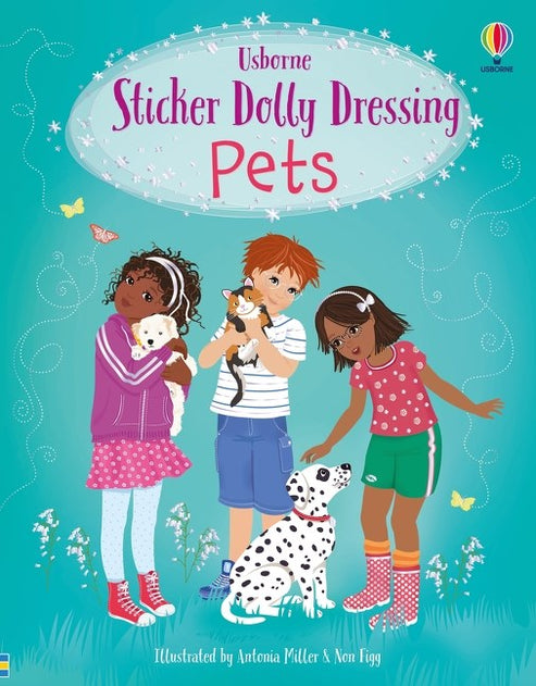 Usborne Books Sticker Dolly Dressing- Pets – Jojo Mommy