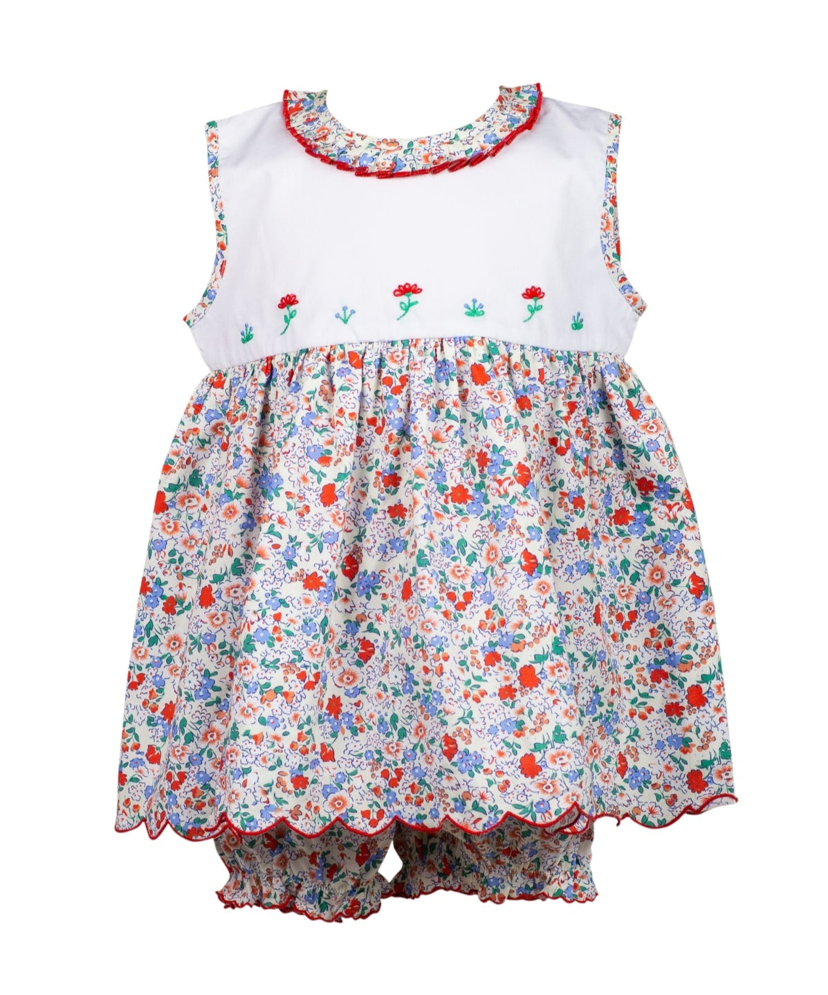 The Proper Peony Rosie Red Floral Bloomer Set – Jojo Mommy