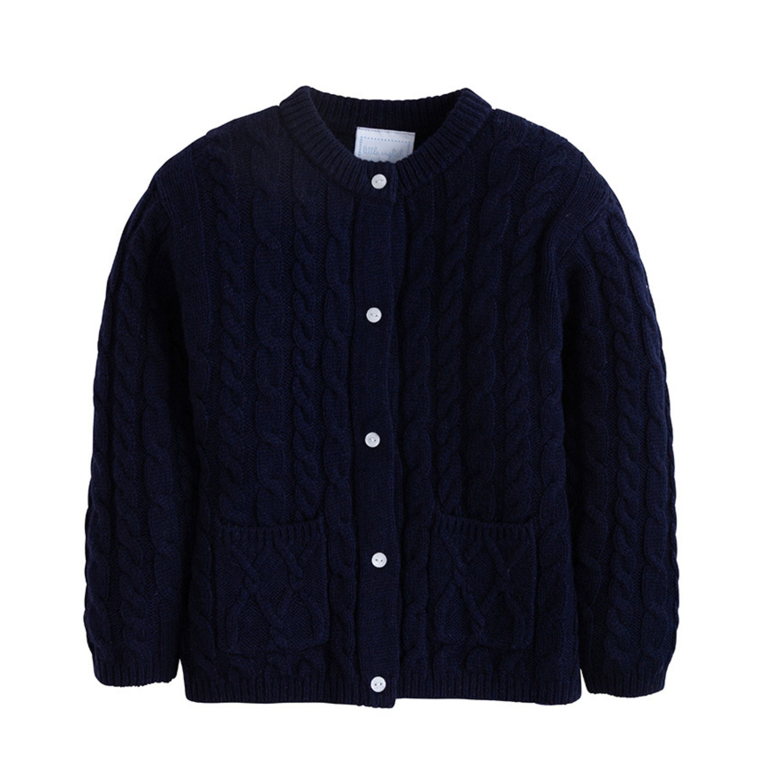 Little English Classic Cashmere Cardigan - Navy – Jojo Mommy